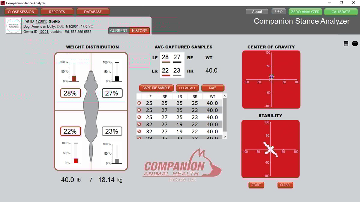 Veterinary Stance Analyzer | Companion Animal Health